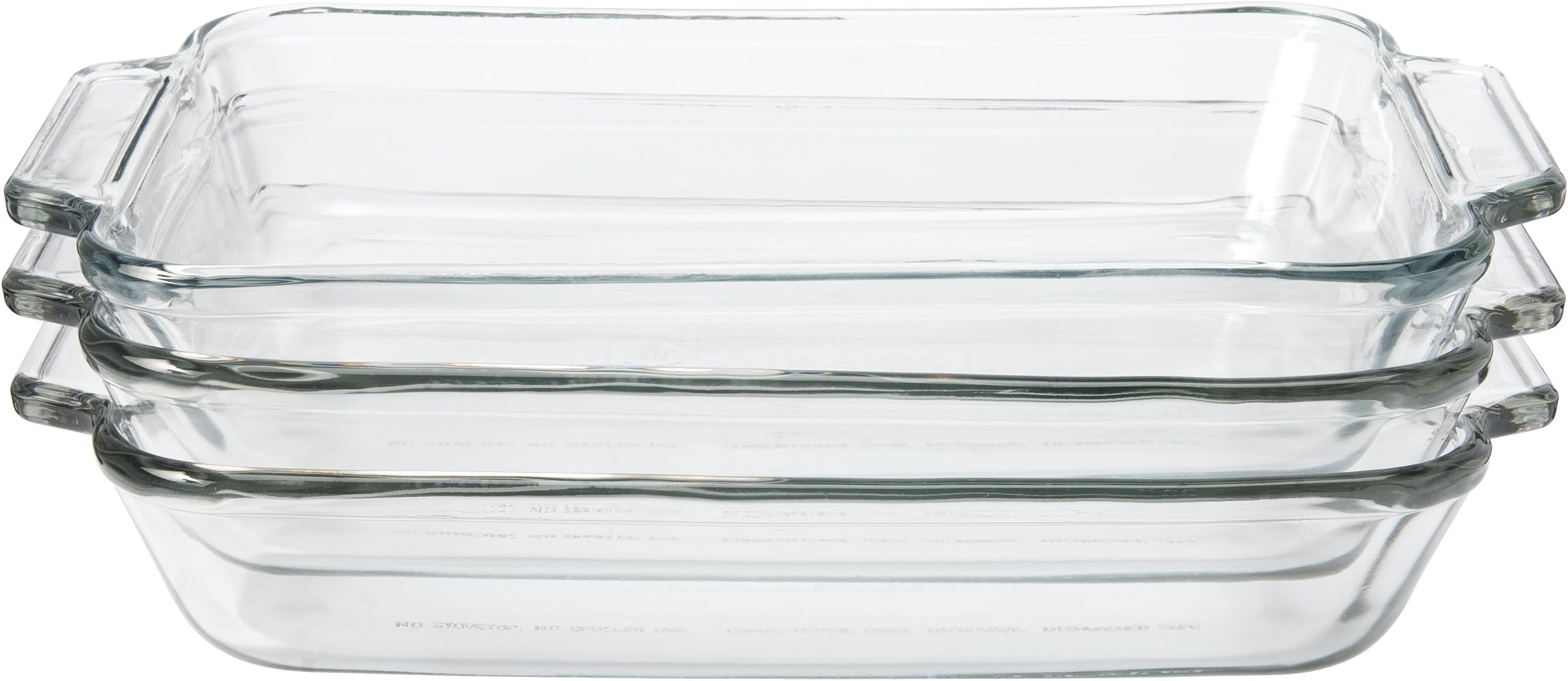 Amazon.com: Anchor Hocking 2-Quart Oven Basics Glass Sculpted Baking ...