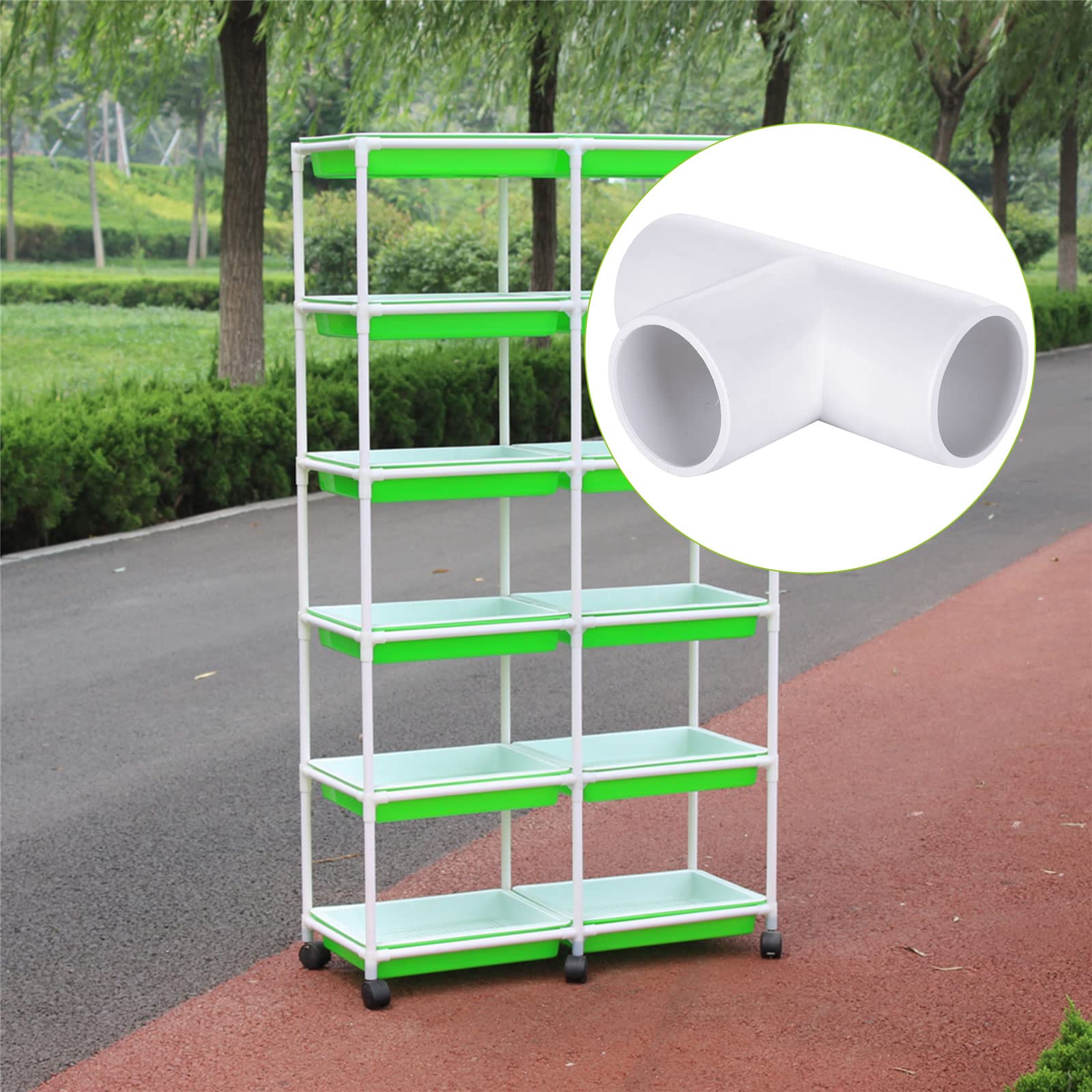 Snapklik.com : 16Pcs 1 Inch PVC Tee Pipe Fitting Adapter, 3-Way PVC ...