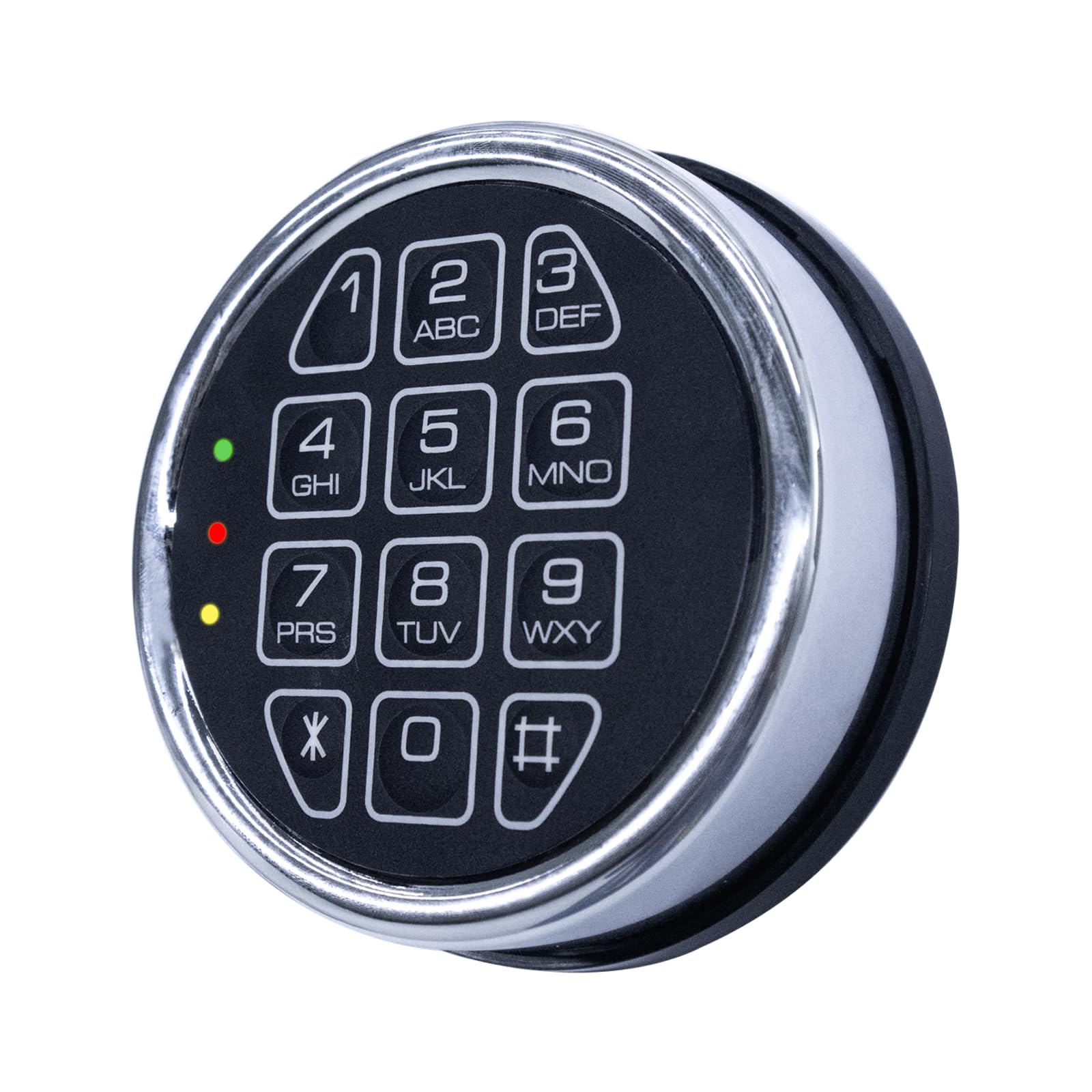 Chrome Electronic Safe Lock Replacement Keypad with Solenoid Lock, Fit ...