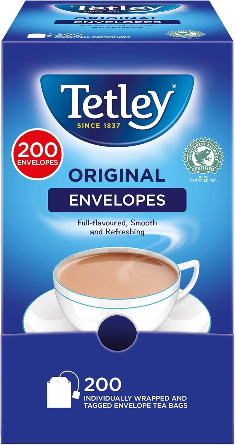 Tetley Original Tea Envelopes (Pack of 200) : Amazon.co.uk: Grocery