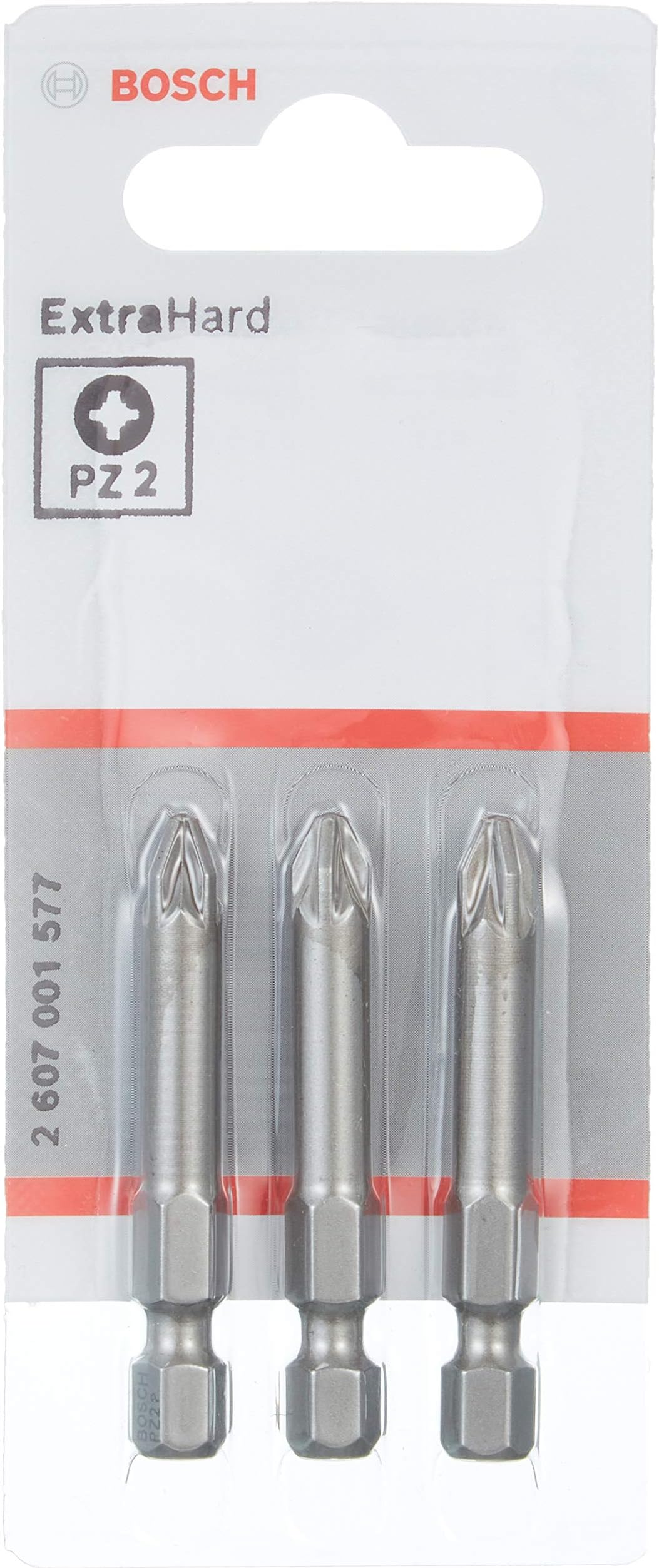 Bosch 2607001577 Screwdriver Bit PZ2 XH 49mm 3 Pcs - Amazon.com