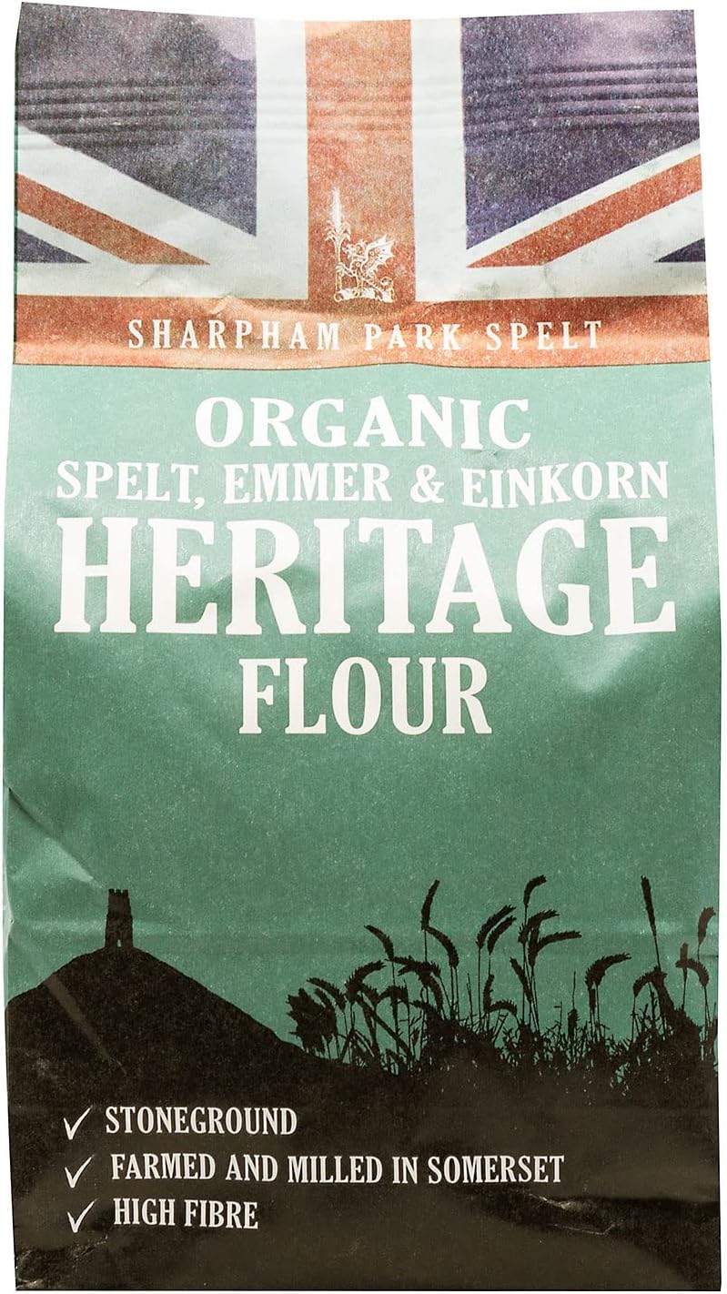 Sharpham Park Organic Spelt, Emmer & Einkorn Heritage Flour, 1 kg : Amazon.co.uk: Grocery