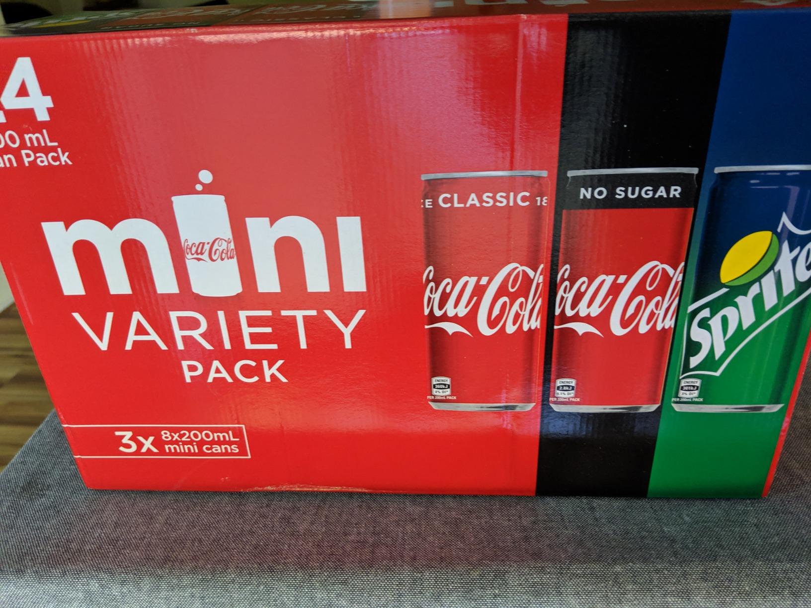 Coca-Cola Soft Drink Mixed Entertaining, Multicolor, 200 ml, Pack of 24 ...