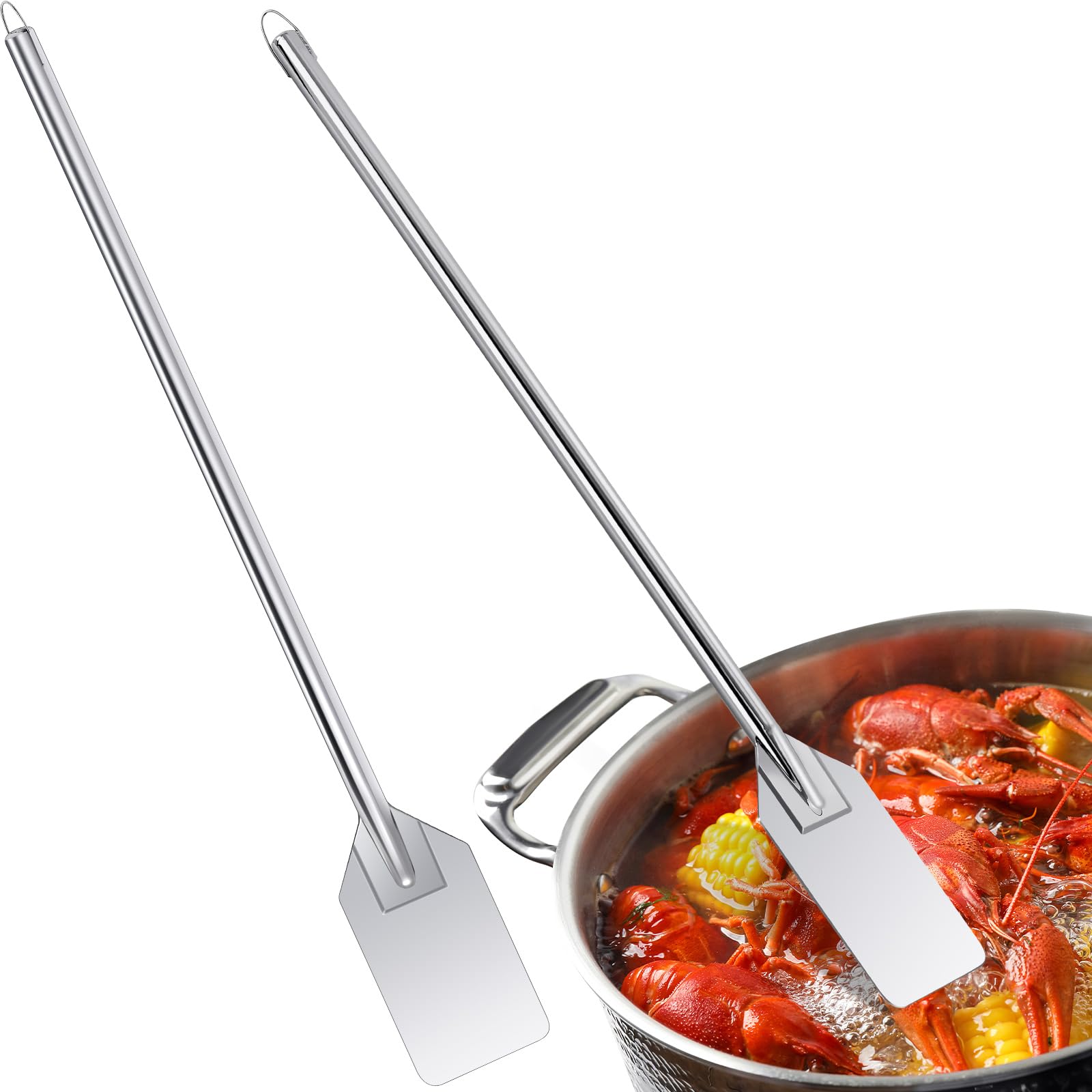 Amazon.com: LOYIM 2 Pcs 36 Inch Stainless Steel Mixing Paddle Extra ...