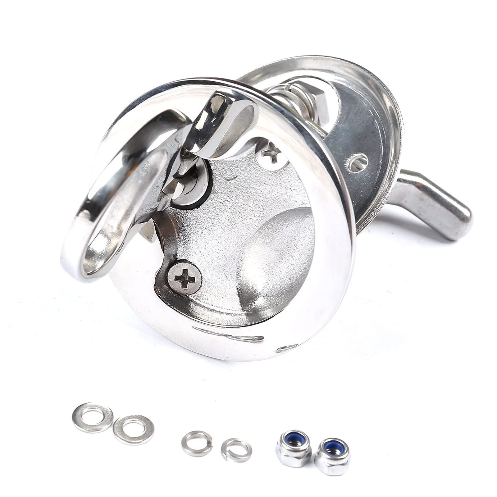 Snapklik.com : Flush Boat Cam Latch Marine D-Handle Compression Latch ...