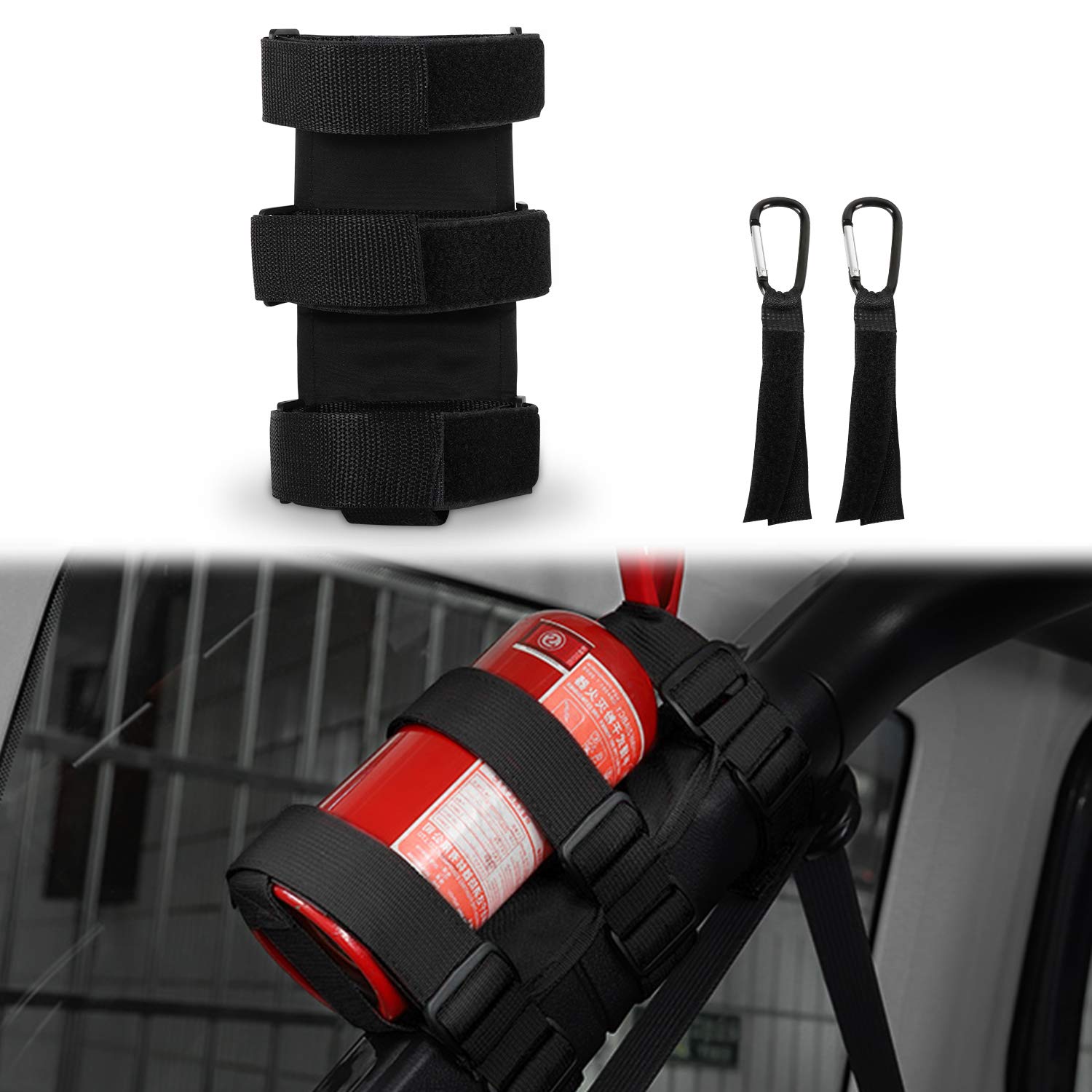 Buy Fire Extinguisher Holder, AAIWA Adjustable Roll Bar Fire ...