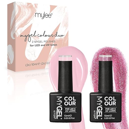 Amazon.com : mylee Gel Nail Polish Duo Colour Set 2x10ml [Pretty In ...