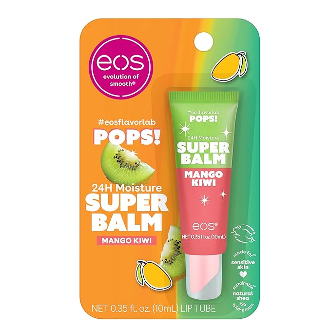 Amazon.com: eos 24H Moisture Super Balm- Mango Kiwi, Limited-Edition ...