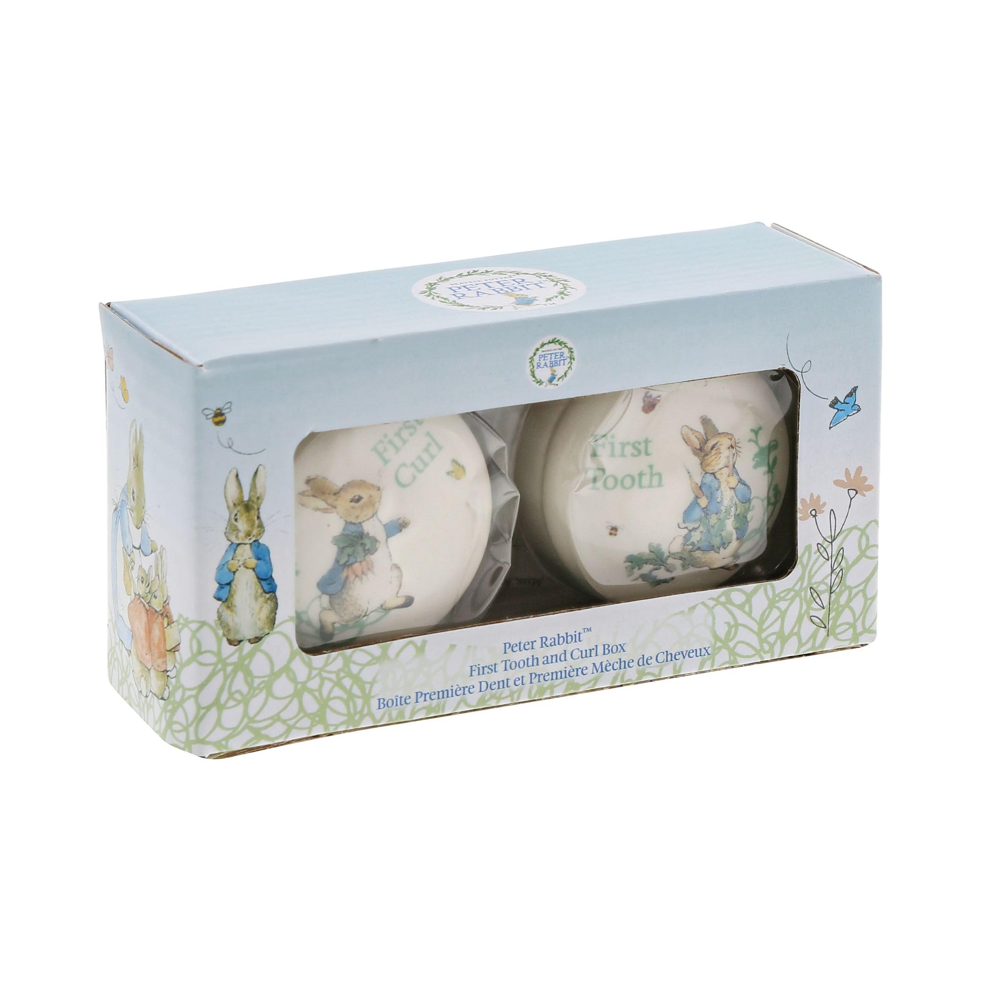 Snapklik.com : Enesco Beatrix Potter Peter Rabbit Tooth And Curl Boxes ...
