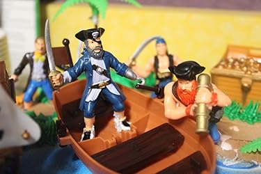 Amazon.com: Liberty Imports Bucket of Pirate Action Figures Toys ...