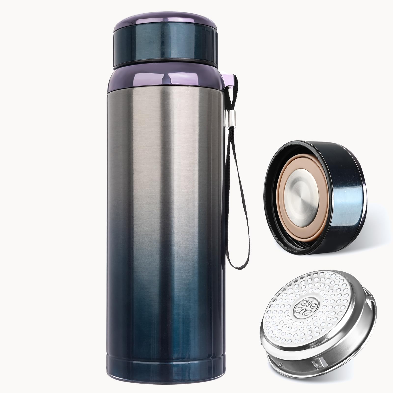 Amazon.com: Insulated water bottle 23 oz Water bottle Aunics metal ...
