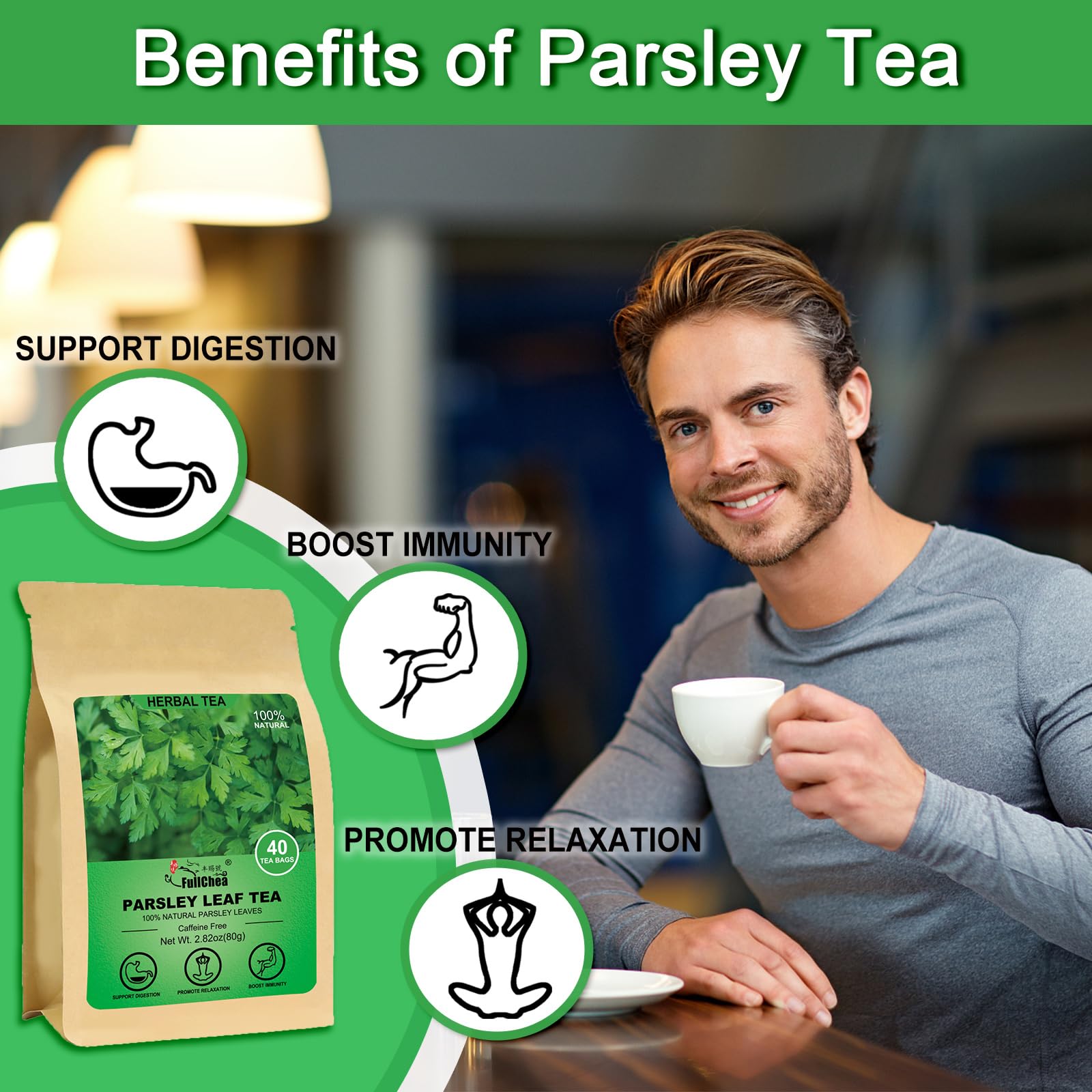 Snapklik.com : Parsley Tea Bags, 40 Teabags, 2g/bag - Premium Parsley ...