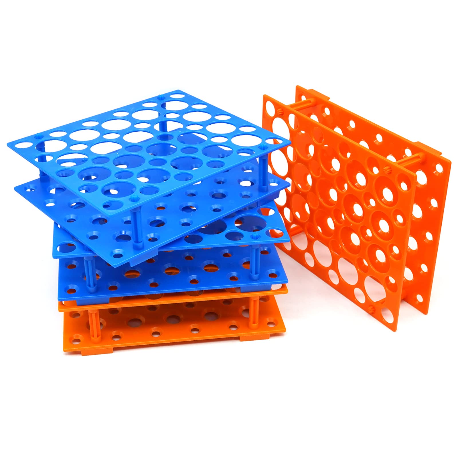 50 Well Centrifuge Tube Rack 4 Pack Detachable Plastic Test ...