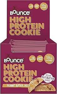 Bounce Peanut Butter Jelly High Protein Cookie x12. Cold pressed, all ...