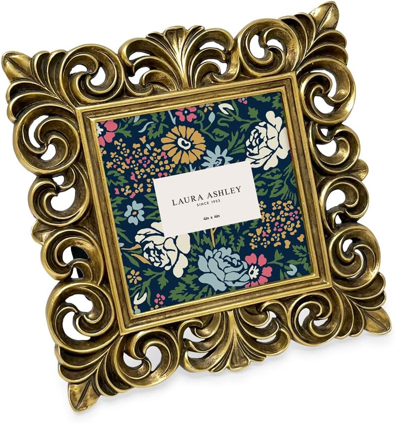 Amazon.com - Laura Ashley (5x7 Vintage-Inspired Simple Ornate Picture ...
