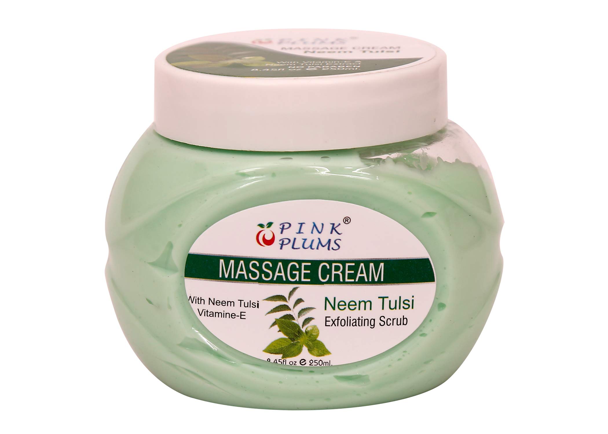 Buy PINK PLUMS Glowing Diamond FacePack, Neem-Tulsi Massage Cream, Neem ...