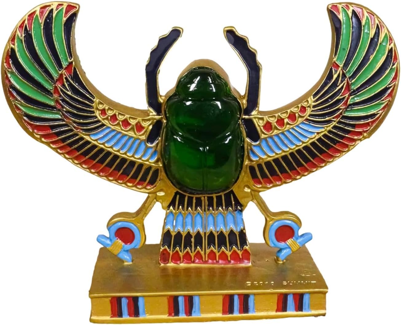 Ebros Egyptian Beautiful Winged Scarab Amulet Ankh Egypt | Ubuy