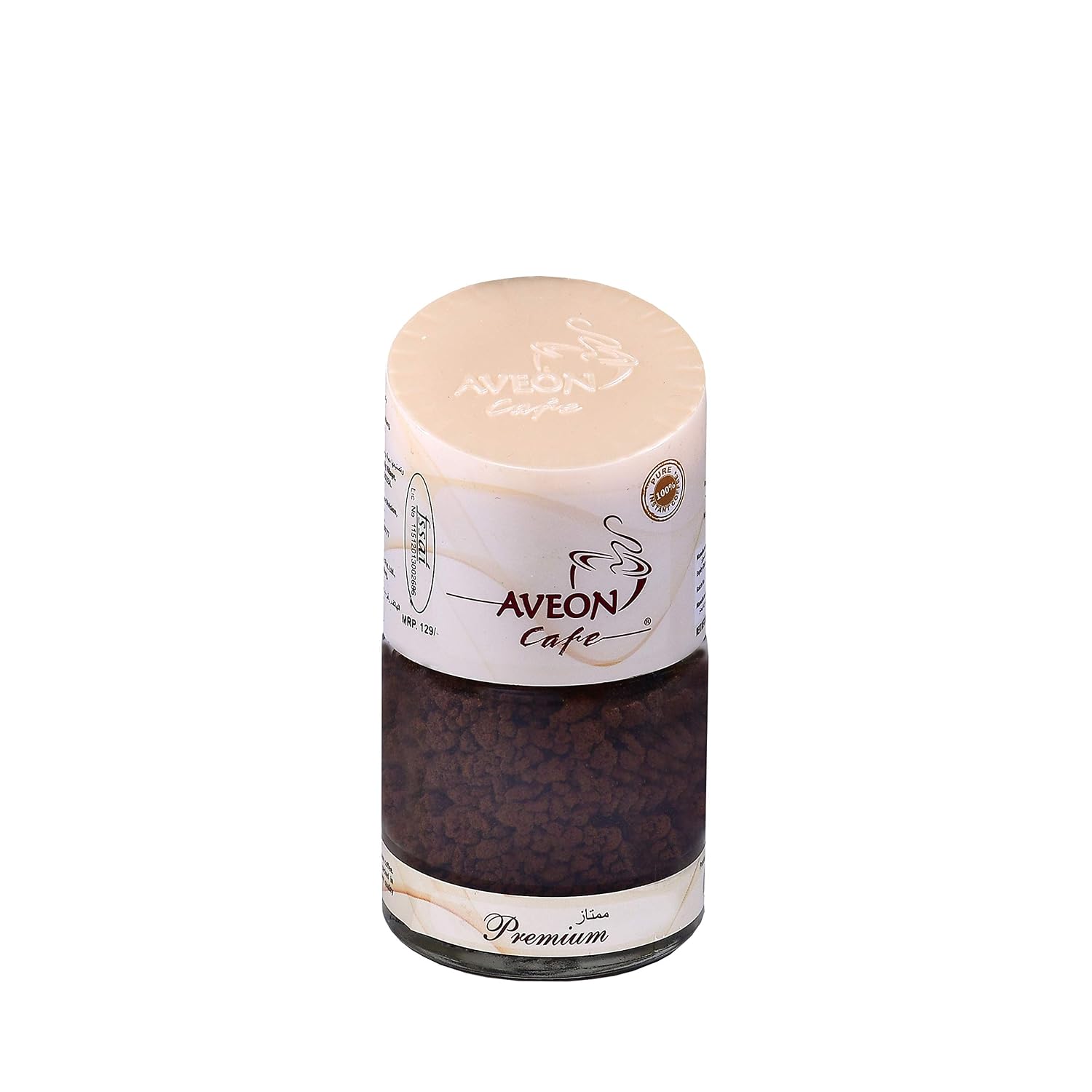 Aveon Café Premium Instant Coffee - 50g Jar | Finely Agglomerated Blend ...