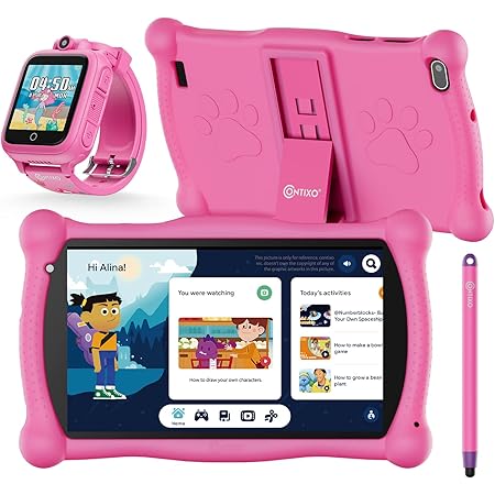 Amazon.com : Contixo Kids Tablet, V10 7 Inch Tablet for Kids and Smart ...