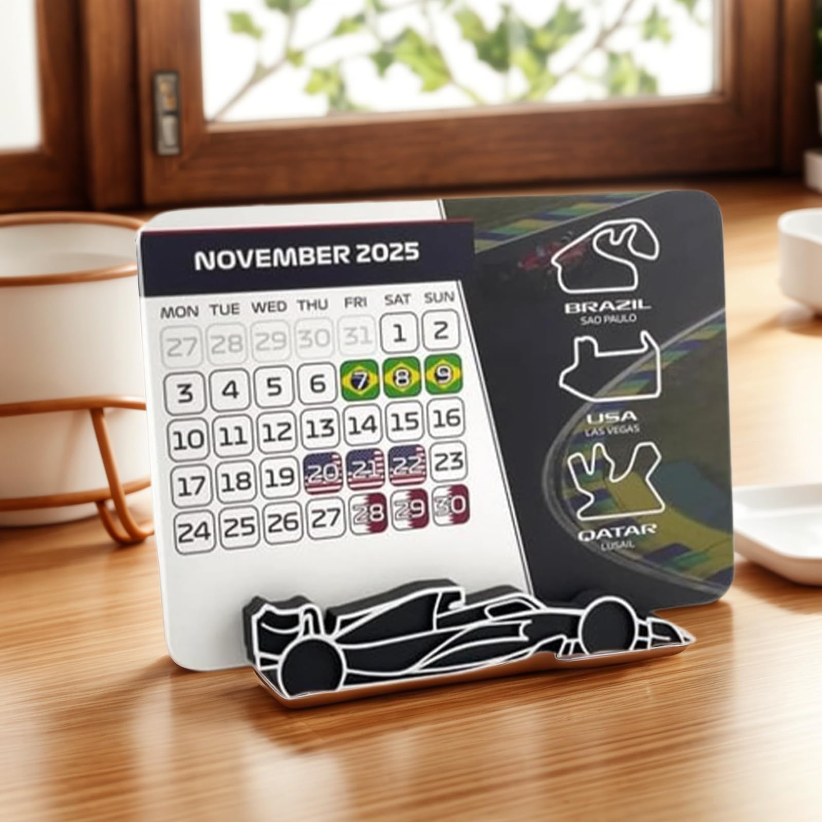 Snapklik.com : 3PCS 2025 F1Calendar Formula Racing Calendars 2025 Desktop Calendars For Formula ...