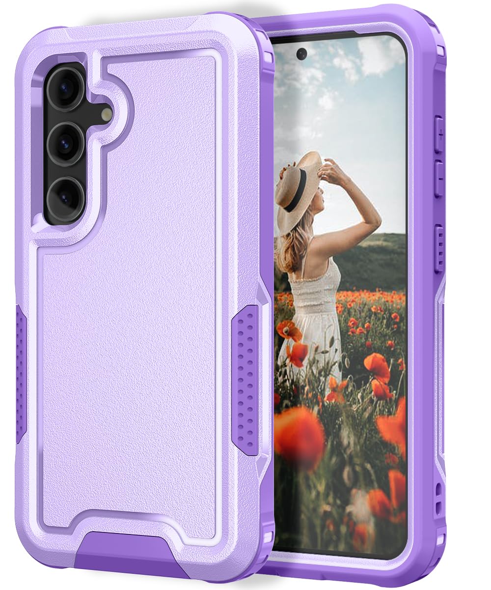 Designed for Samsung Galaxy S24 Case, [Heavy-Duty Tough Rugged] [Full ...