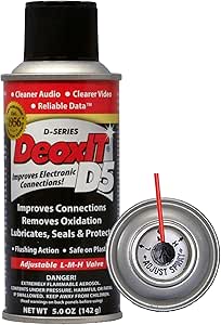 Amazon.com: DeoxIT D5S-6 Spray, More Than A Contact Cleaner, 142g ...