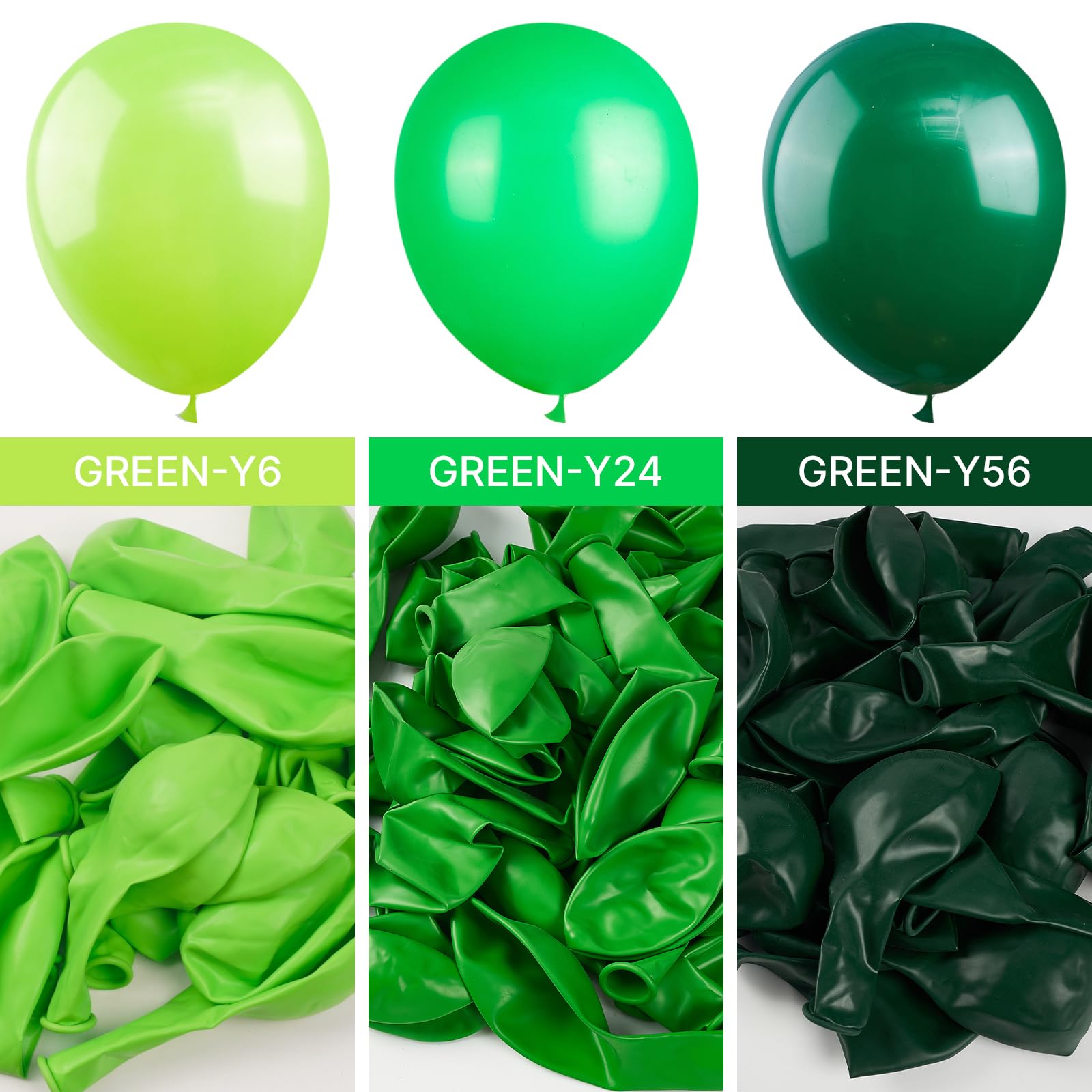 Snapklik.com : Lime Green Balloons, 120 Pcs Lime Balloons Different ...