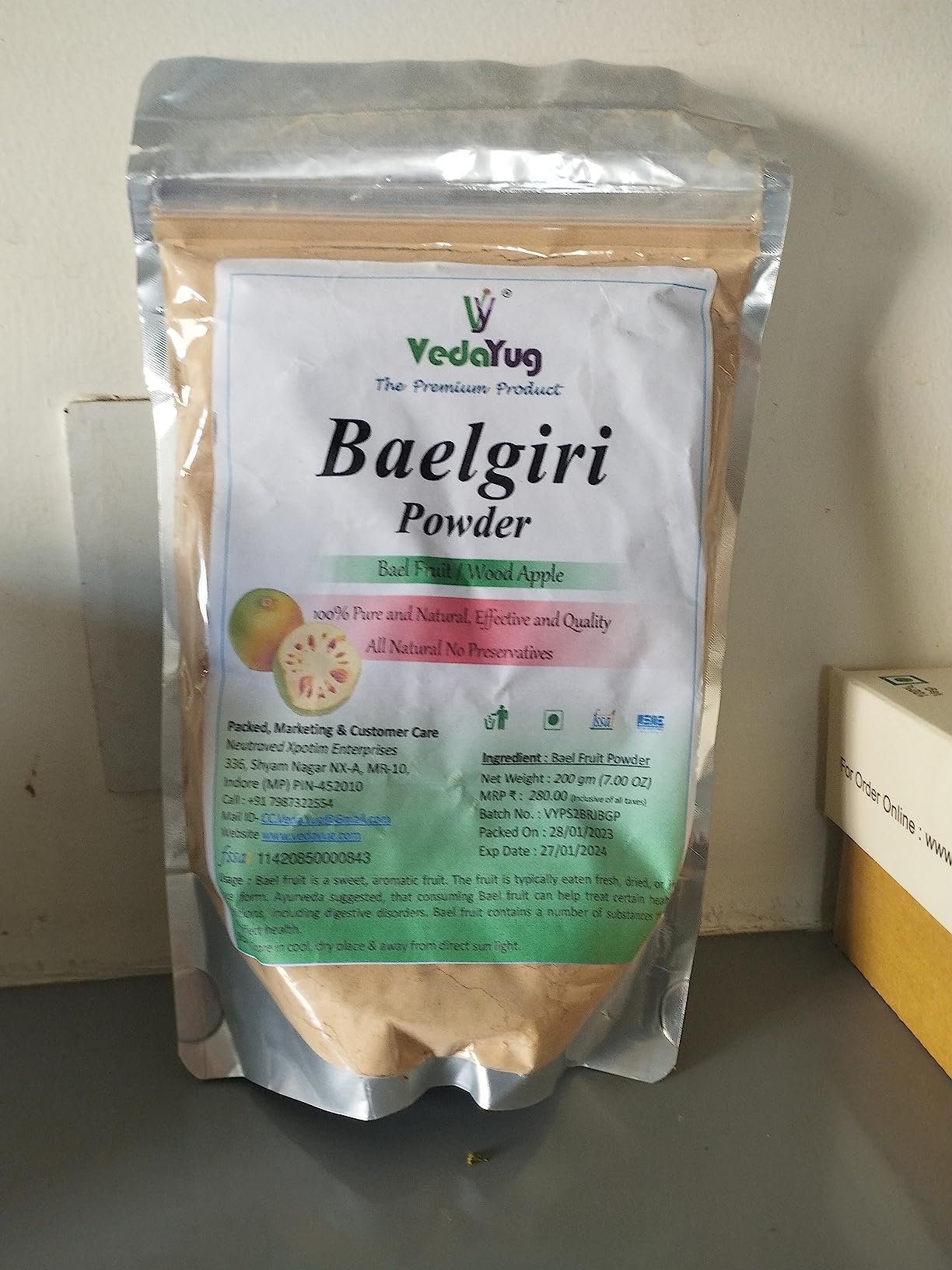 VY VedaYug Bael Giri Powder/Bel Giri Powder (200 Gram) : Amazon.in ...