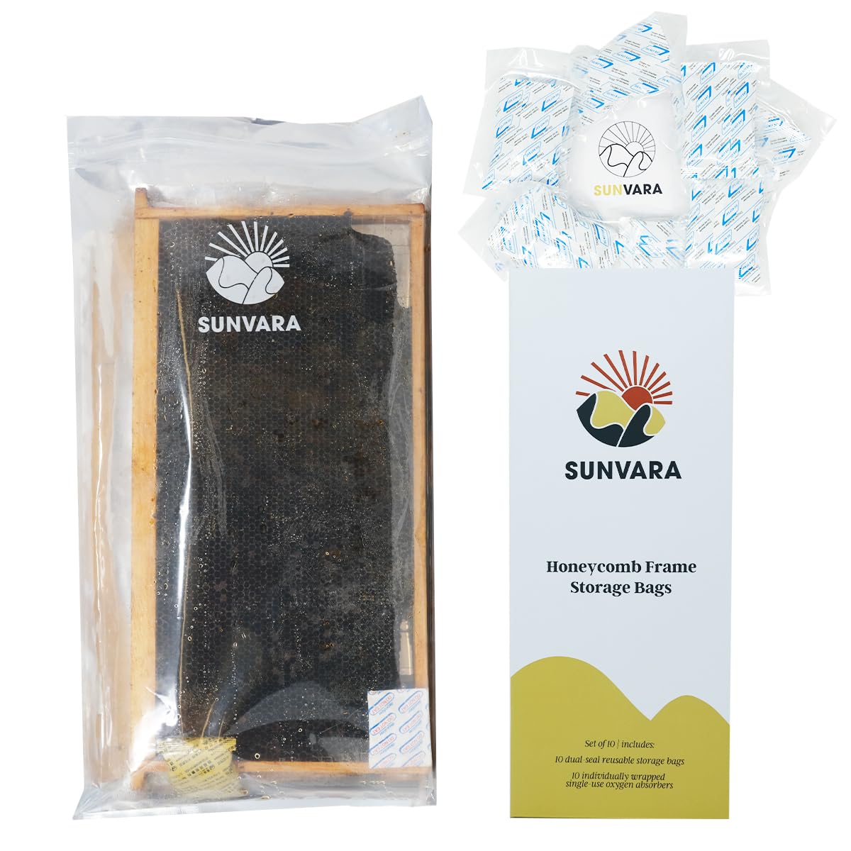 Snapklik.com : Bee Storage Beehive Frame Honeycomb Resealable Bag ...