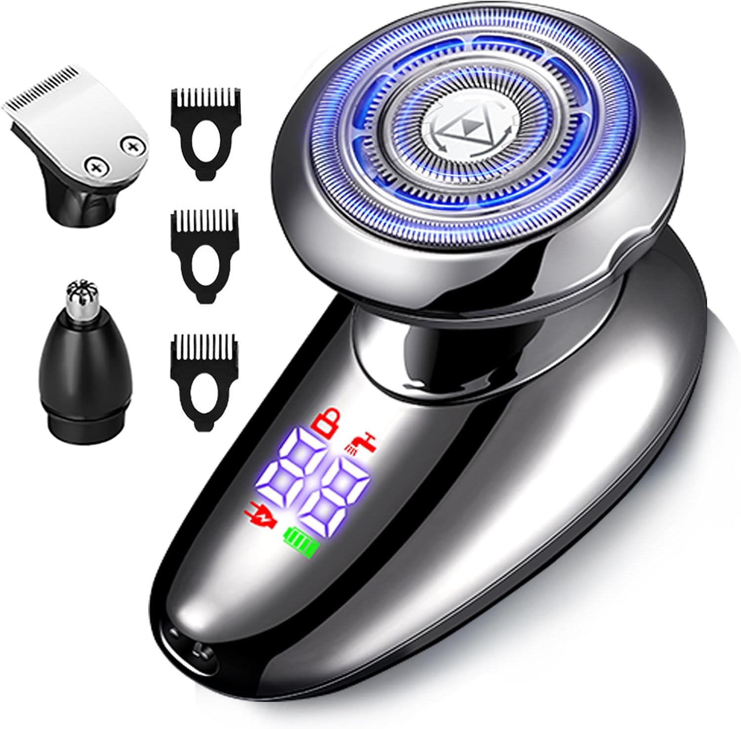 Amazon.com: Big Blade Electric Shaver for Men Face, 3 in 1 ...