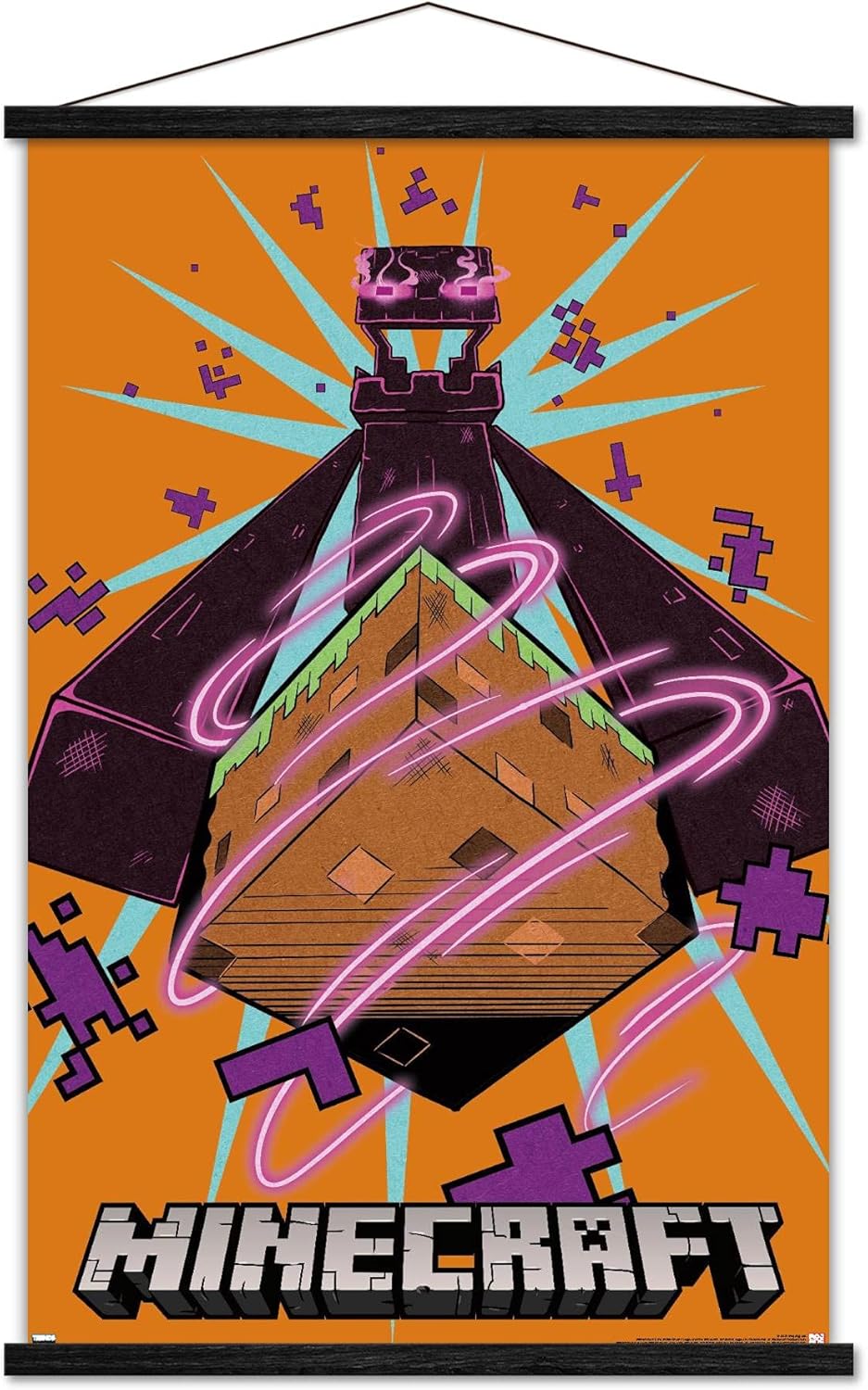 Amazon.com: Trends International Minecraft-Enderman Wall Poster with ...