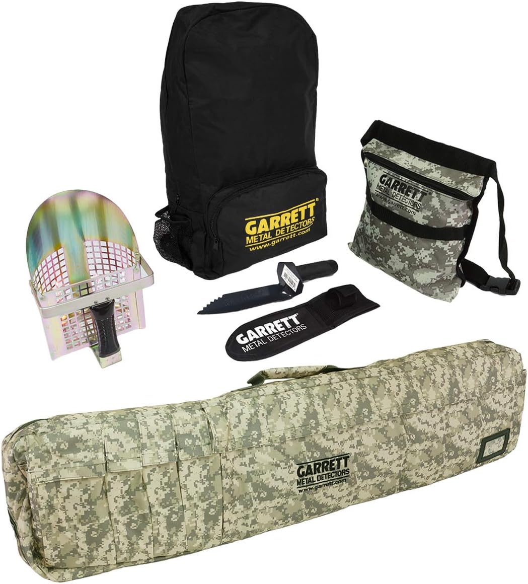 Amazon.com: Garrett Metal Detector Accessory 5 Pack - Camo Soft Case ...
