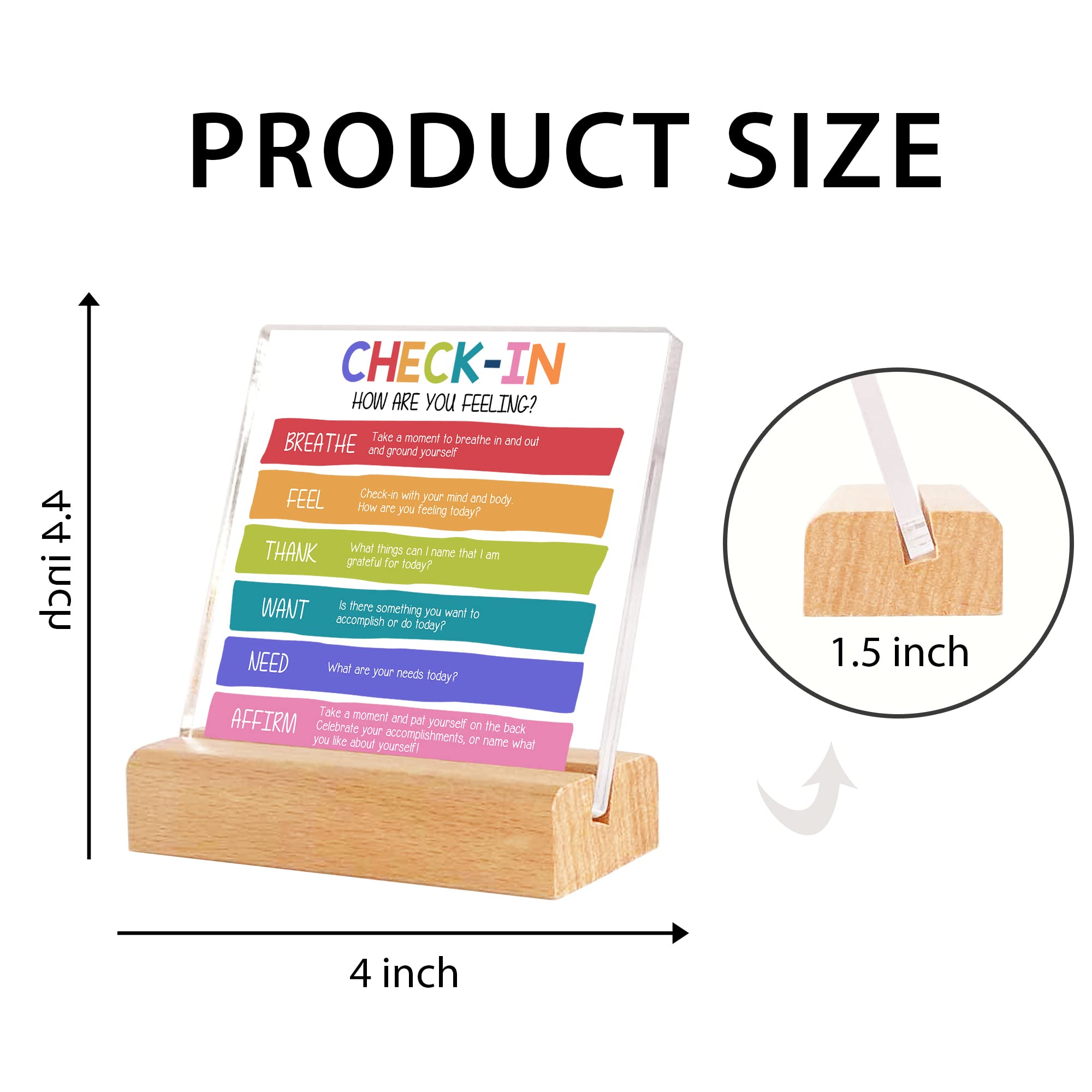 Snapklik.com : Feelings Check In, Mental Health Sign, Self Care Sign ...