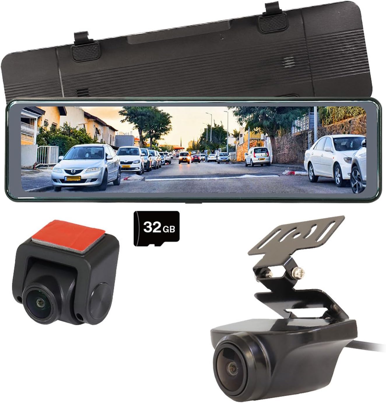 Amazon | MAXWIN(マックスウィン) ドライブレコーダー ミラー型 10.88インチ デジタル ミラー Full HD インナーミラー HDR ワイド LED信号機 フロントカメラ ...