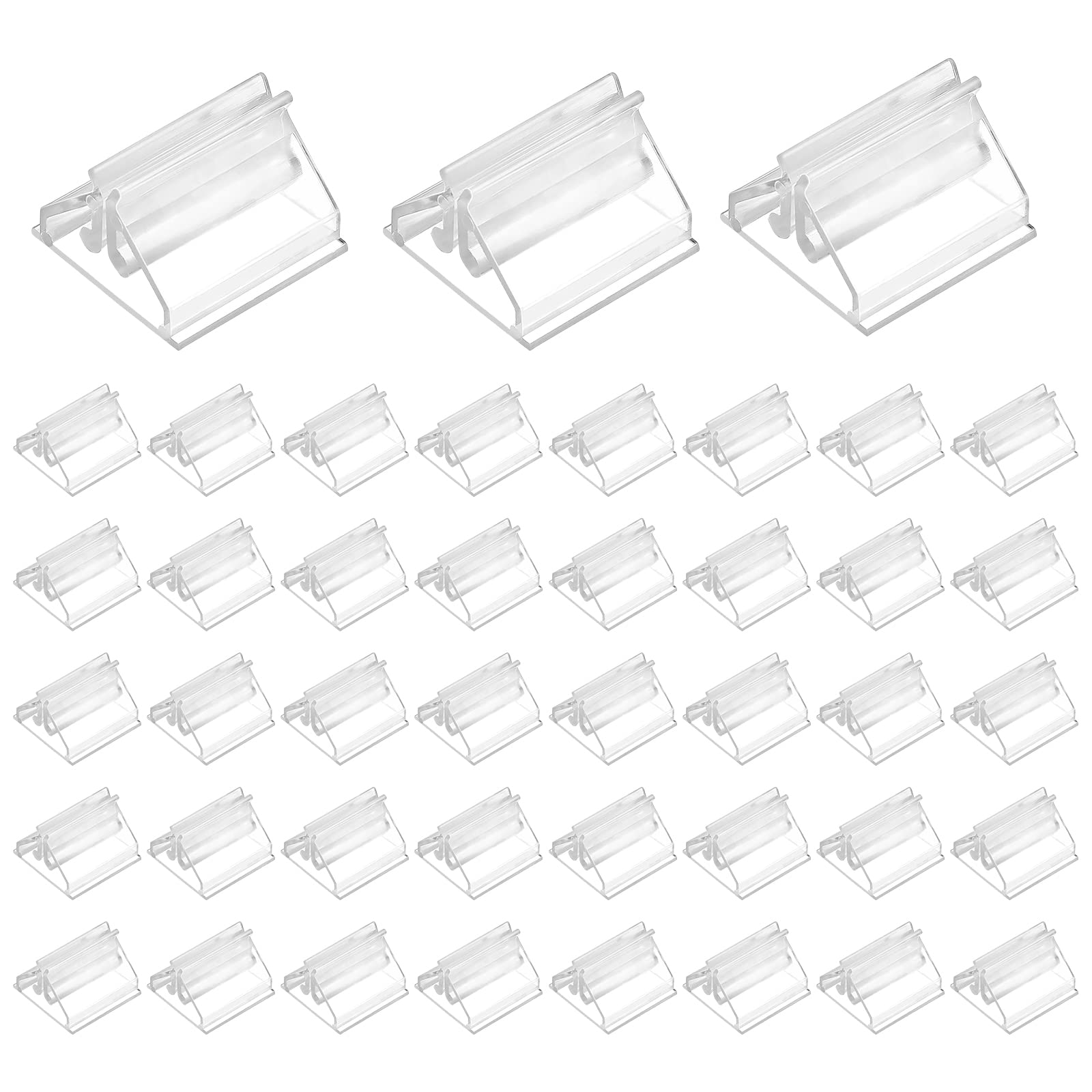 Dokpav 40 PCS Plastic Game Card Stands, Clear Game Card Stands Holders ...