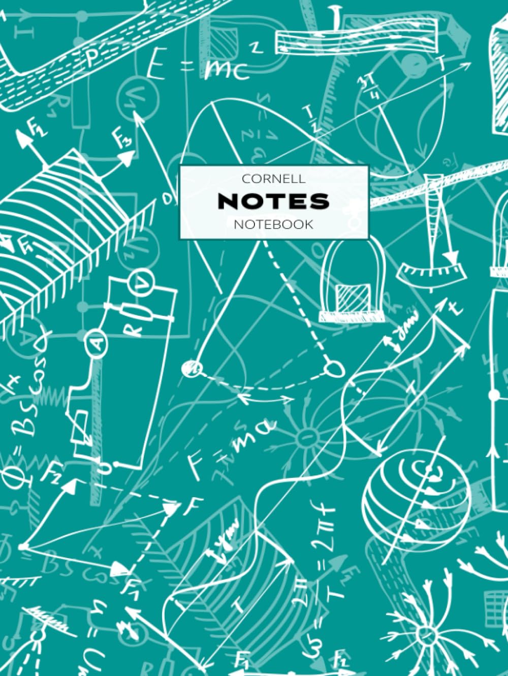 Cornell Notes Notebook: Note Taking with Graph Paper Quad Grid, Index ...