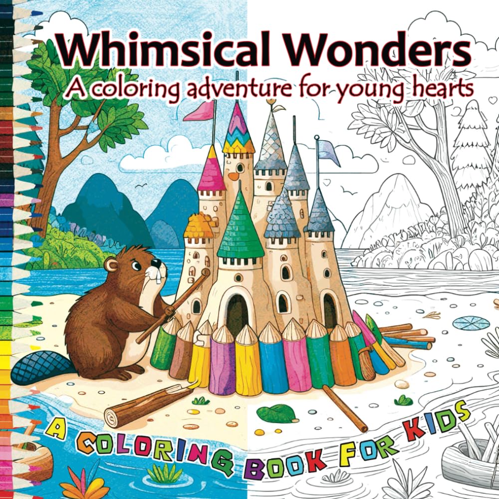 Whimsical Wonders: A Coloring Adventure for Young Hearts: A COLORING ...