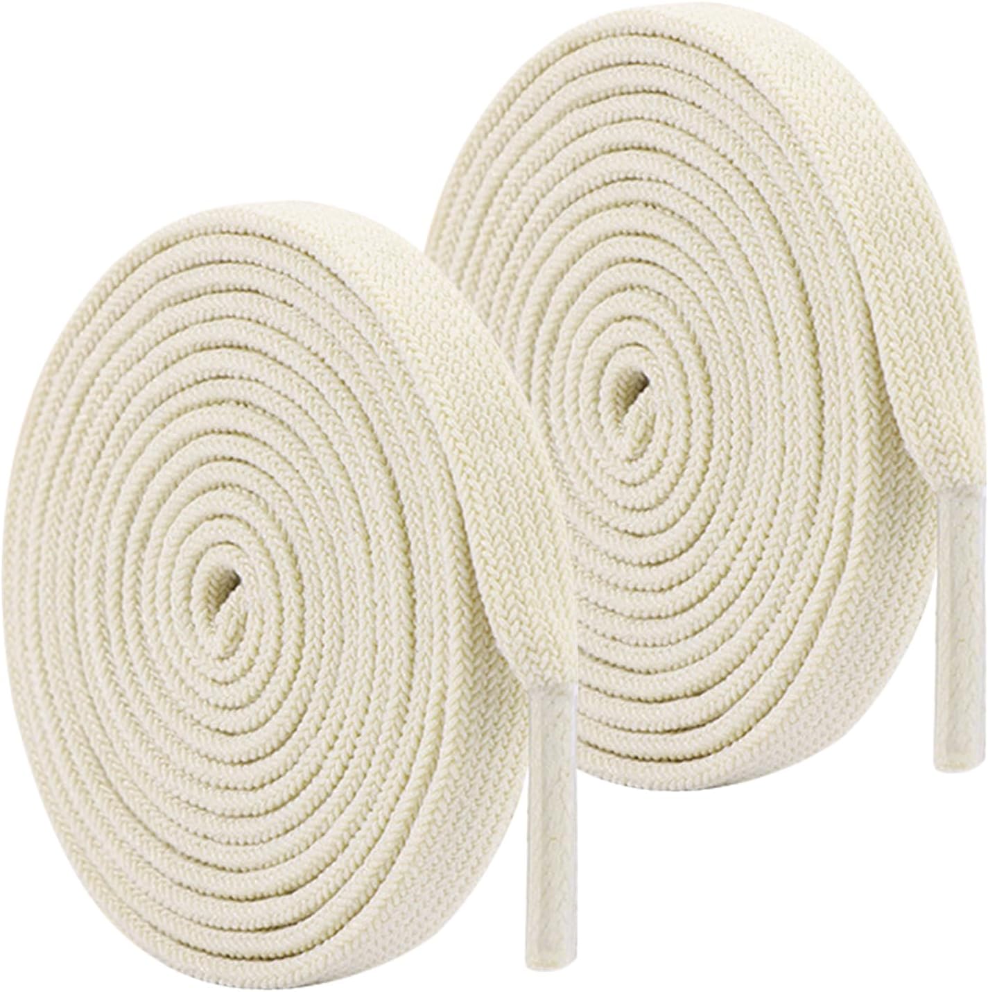 2 Pairs Wide Flat Trainer Shoelaces 8mm Flat Laces Shoelaces Trainers ...