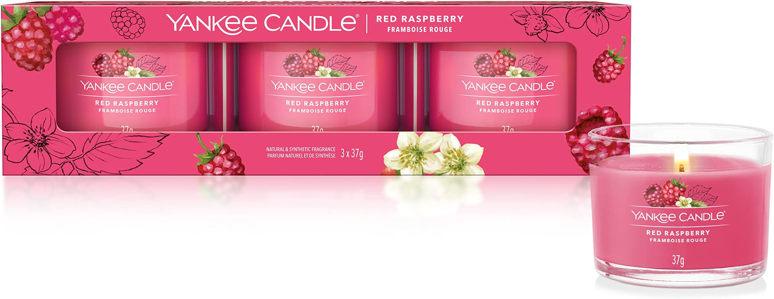 Yankee Candle Scented Candles Gift Set | Pink Sands Filled Votive ...