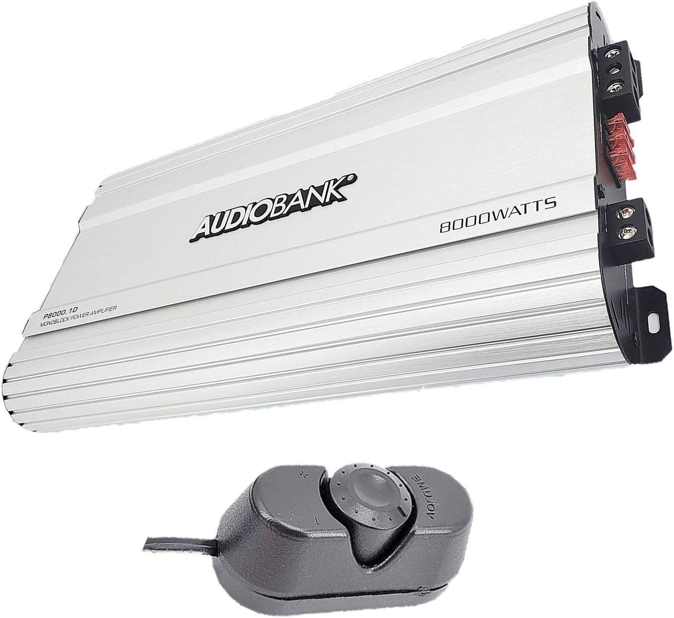 Amazon.com: Audiobank Monoblock 8000 WATTS Amp Class D 1ohm Car Audio ...