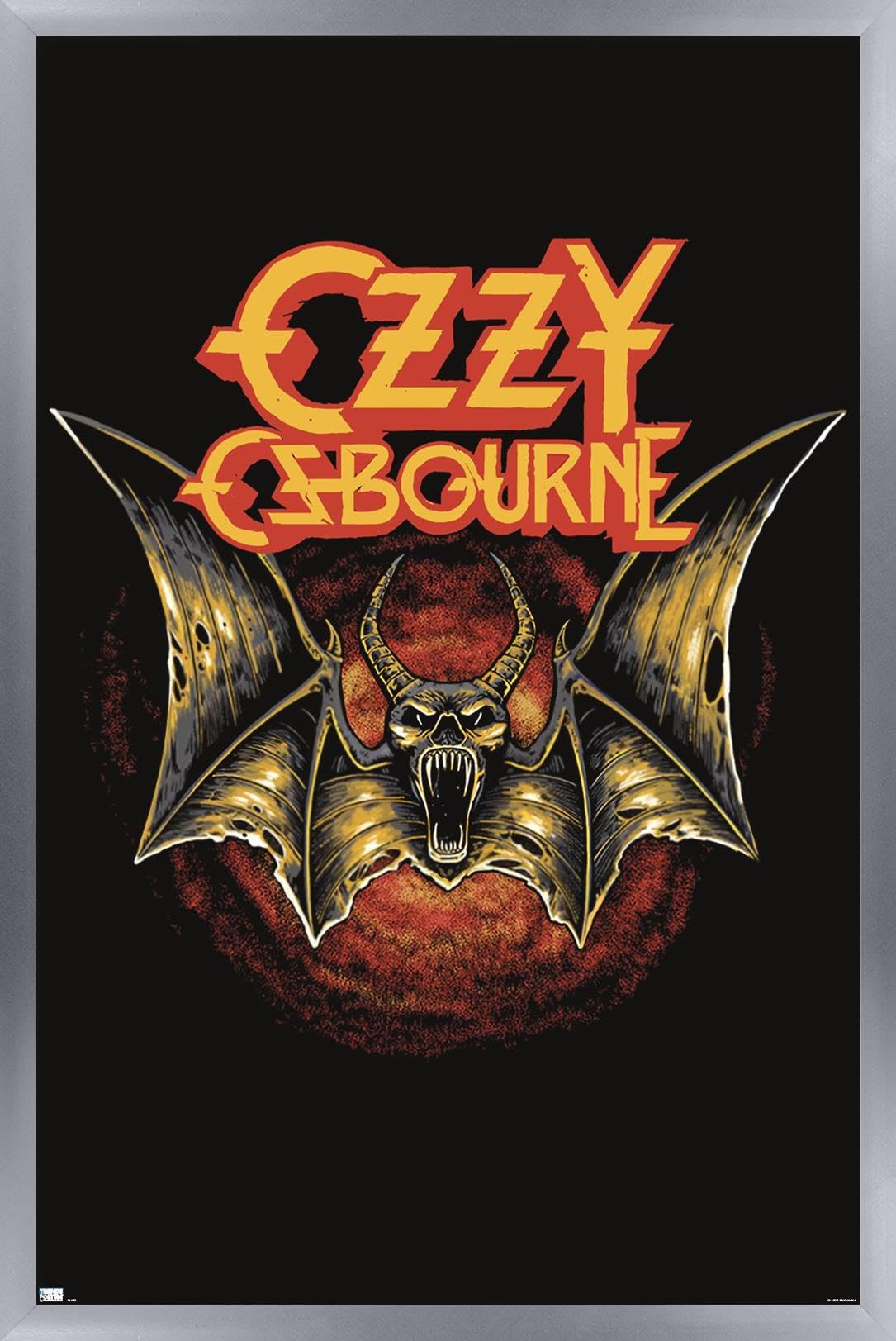 Amazon.com: Trends International Ozzy Osbourne - Bat Logo Wall Poster ...