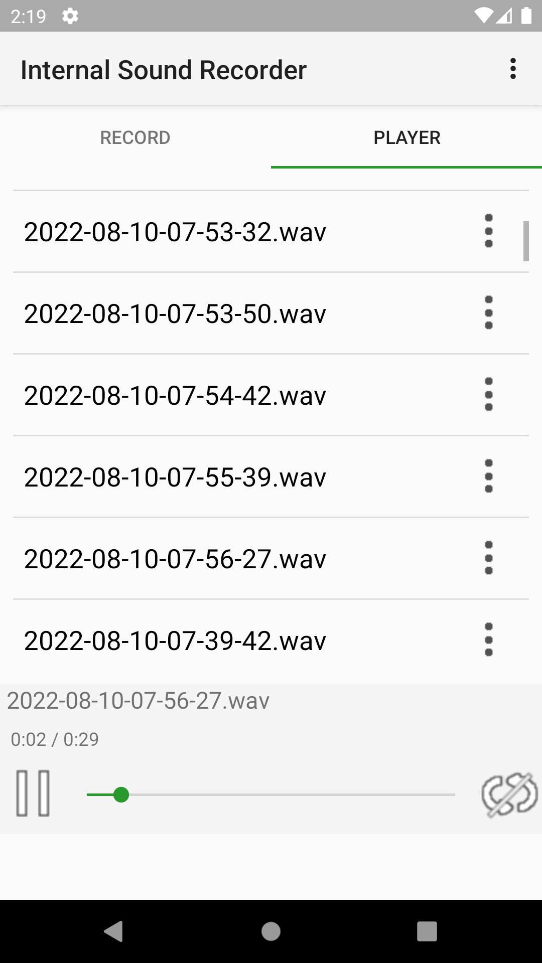 Internal Audio Recorder - App on Amazon Appstore