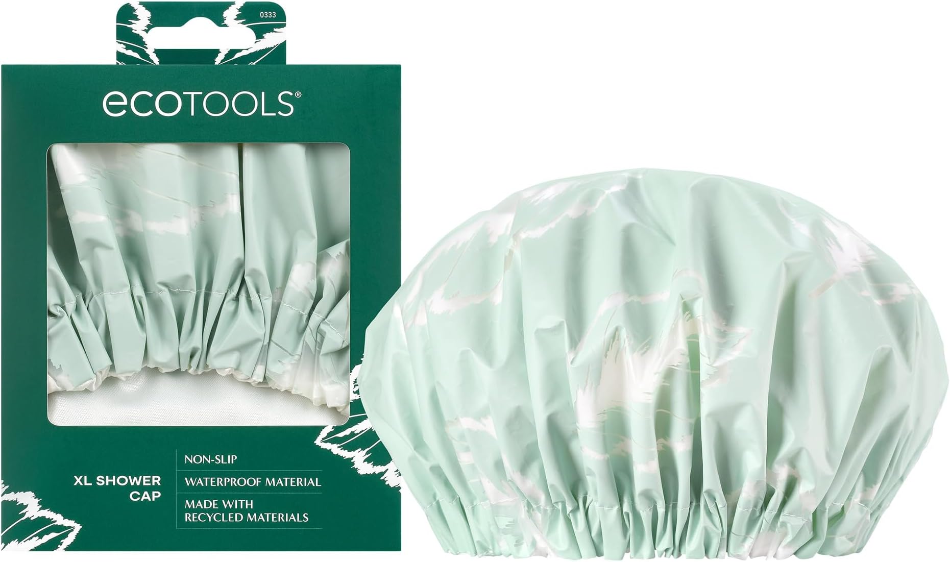 Amazon.com : EcoTools XL Shower Cap, Large Hair Cap For Shower Or Bath, Protect Hair & Keep Dry ...