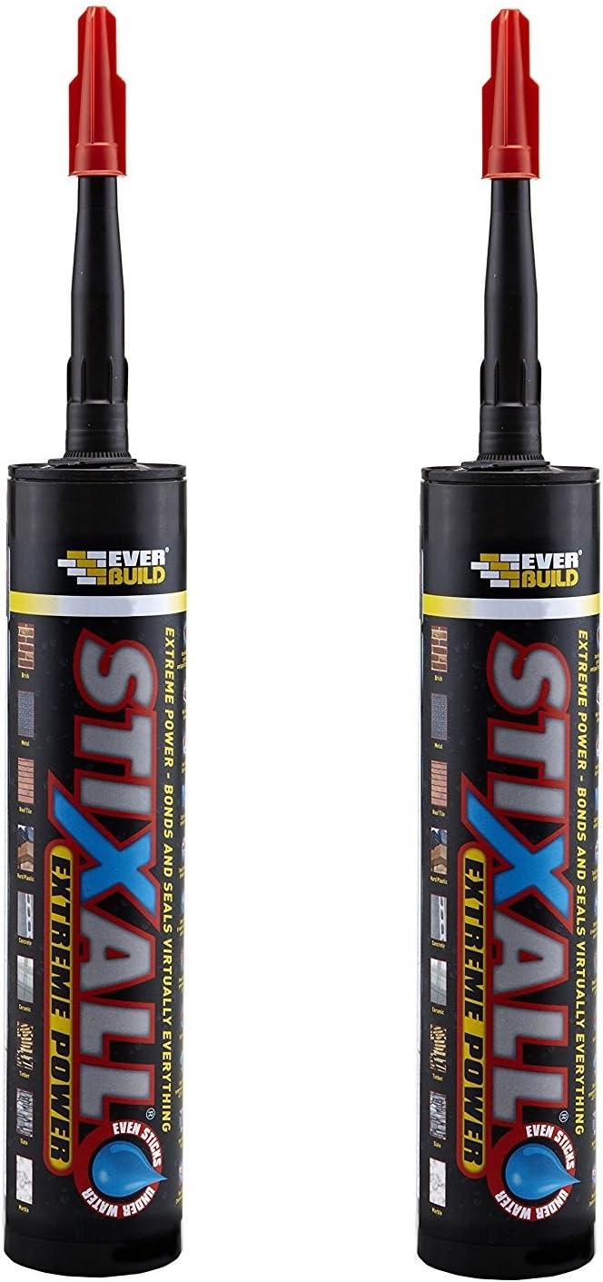 Everbuild Stixall Extreme Power - 300ml - White - 3 Pack : Amazon.co.uk ...