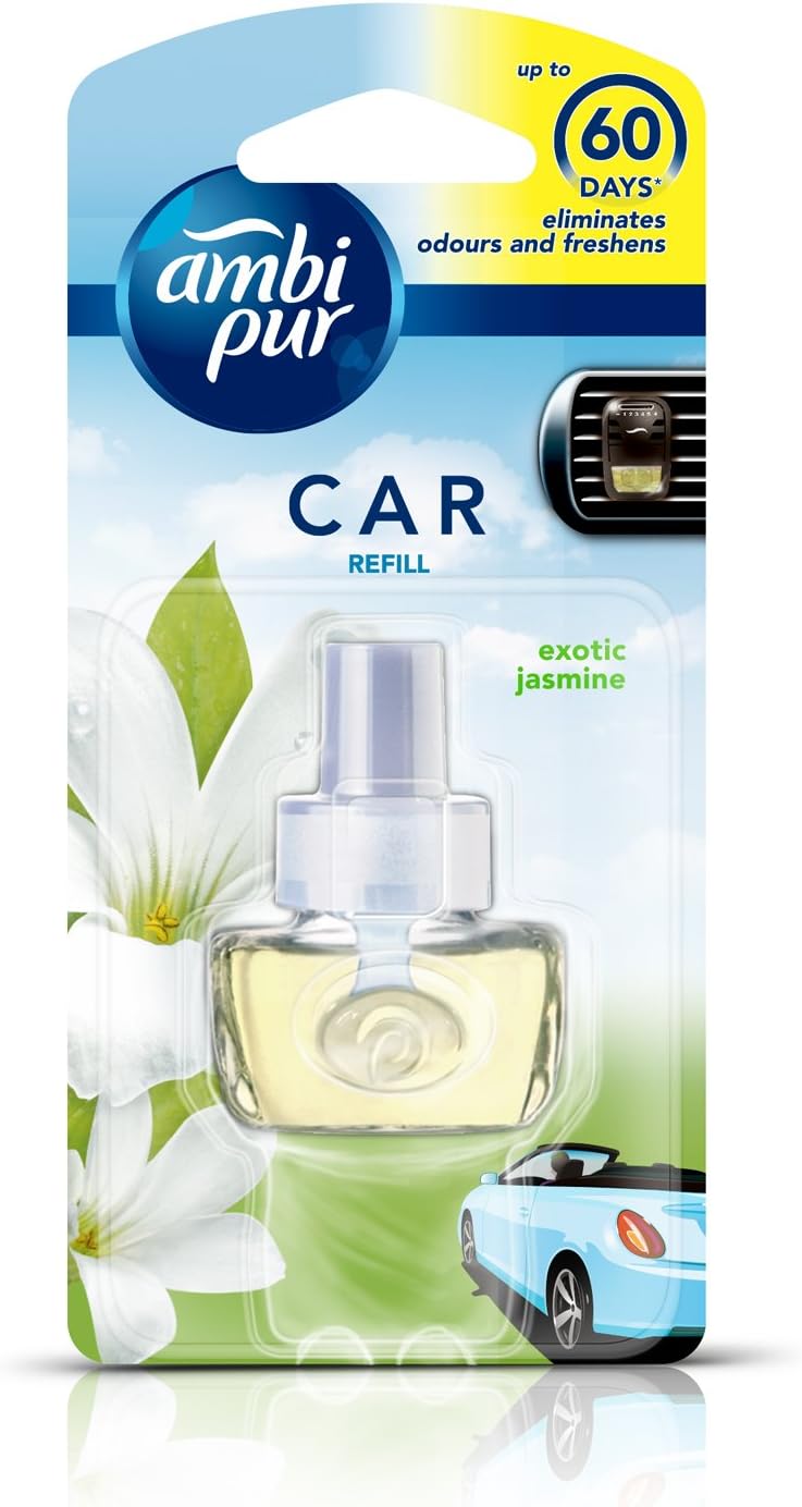 Ambi Pur Auto Pearl Car Air Freshener Refill,Exotic Jasmine,7.5 Ml ...