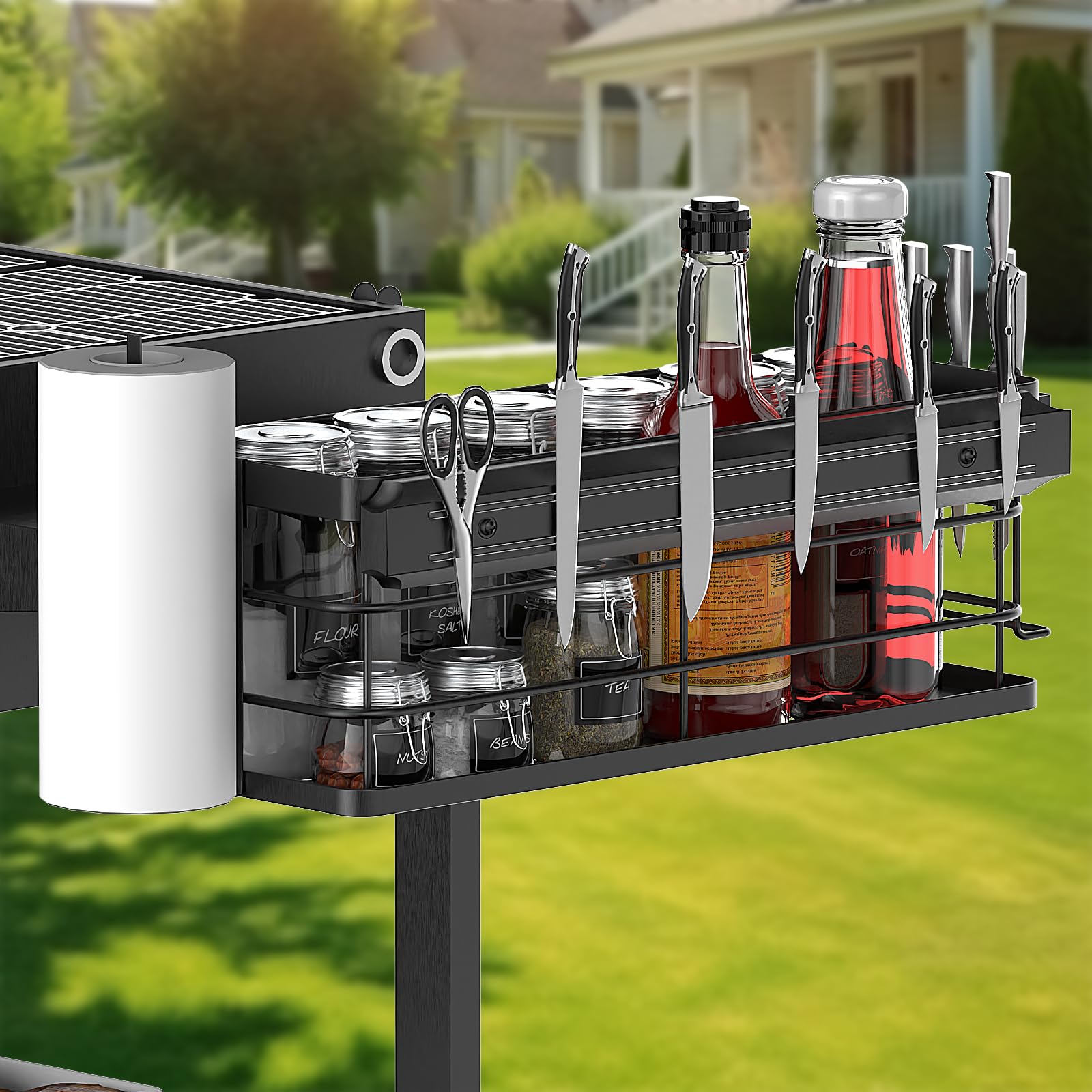 DTUQYX Griddle Caddy for Blackstone,Space Saving Blackstone Griddle ...