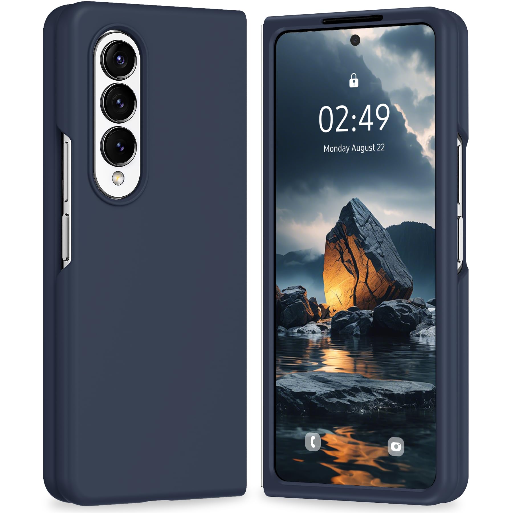 Amazon.com: Meifei case for Samsung Galaxy Z Fold 4 5G Case, Liquid Silicone Case for fold 4 ...