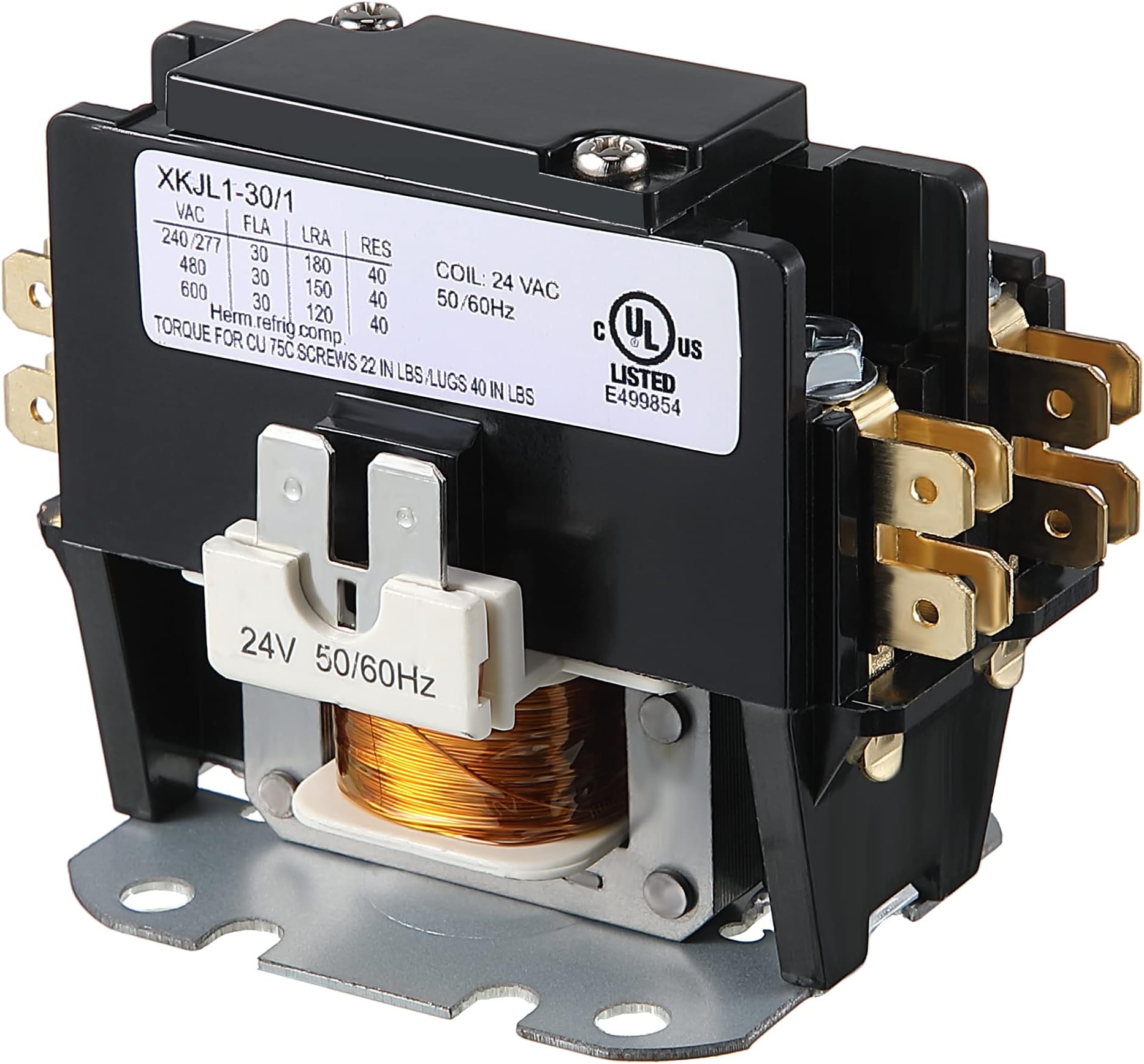 Replacement for Goodman Double Pole / 2 Pole 30 Amp Condenser Contactor ...