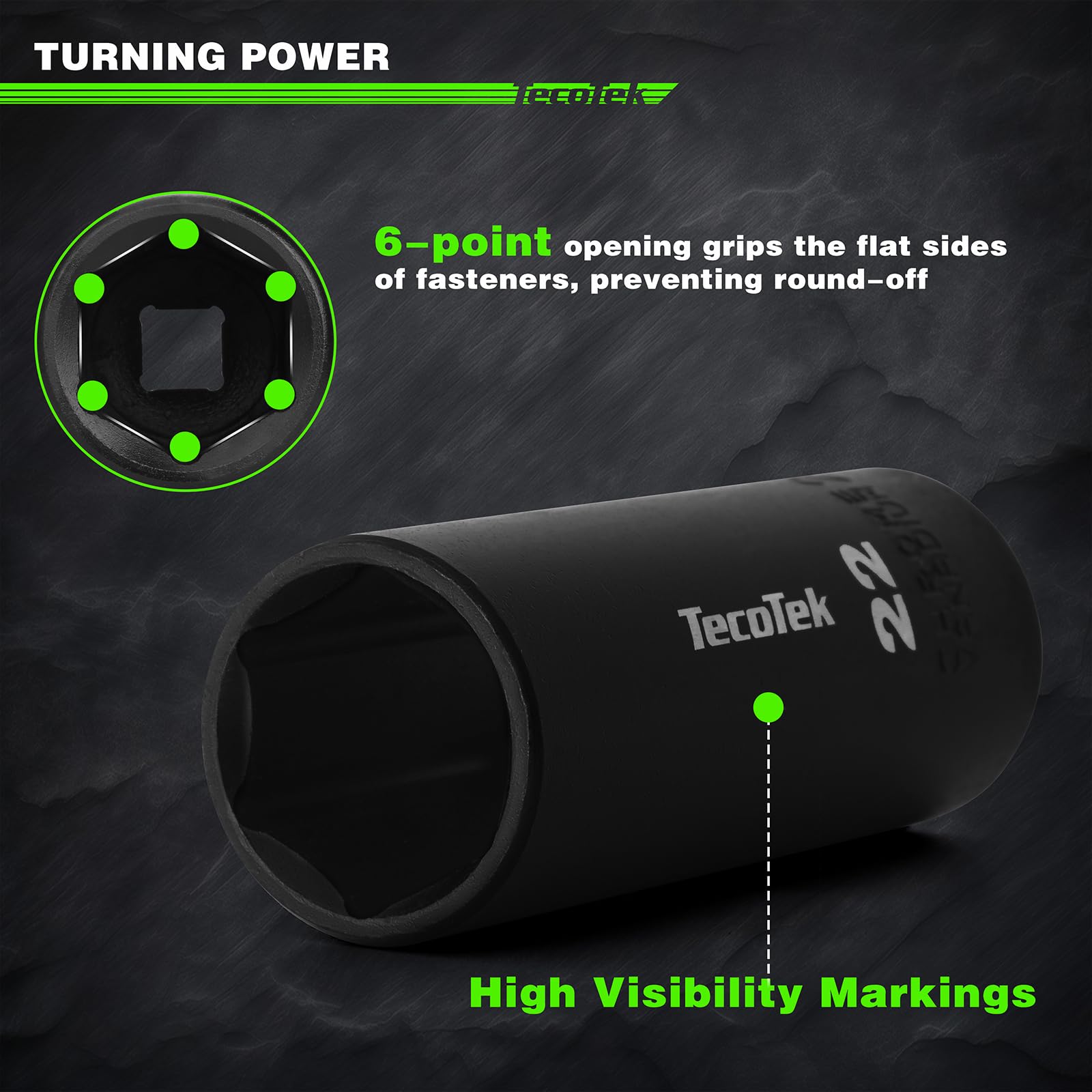 Snapklik.com : 1/2" Drive Deep Impact Socket Set, 38-Piece Socket Set ...