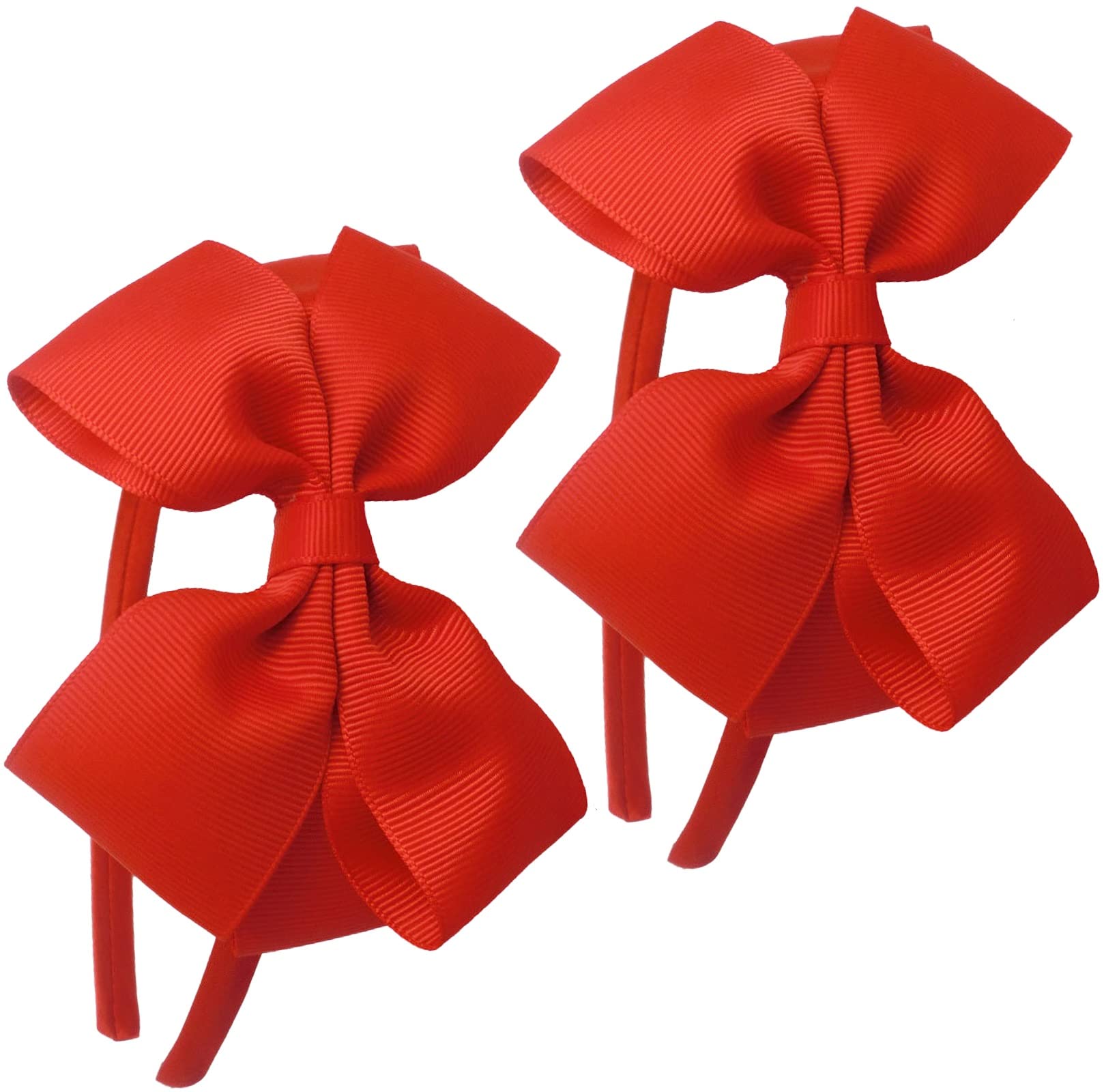 Red Lace Hair Bow